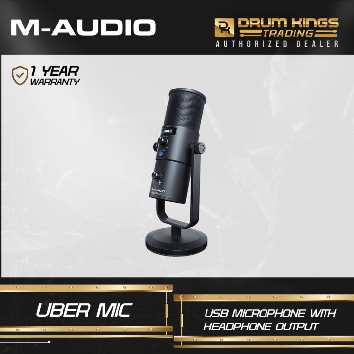 M-Audio Uber Mic USB Microphone with Headphone Output | Lazada PH