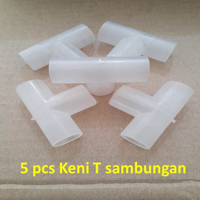 Keni T per 5 pcs pipa sambungan aquarium | Lazada Indonesia