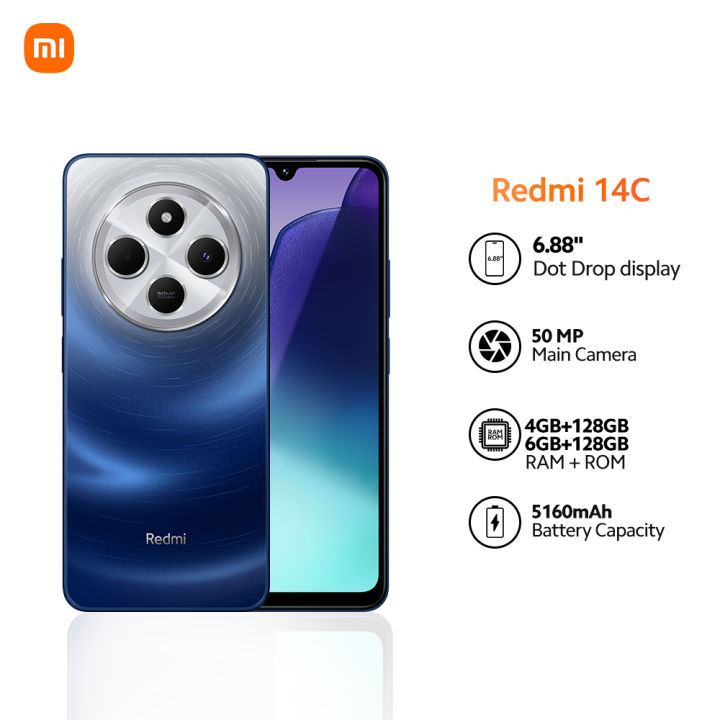 Redmi 14C Helio G81 Ultra 50MP 4GB/6GB +128GB Smart Phone | Lazada PH