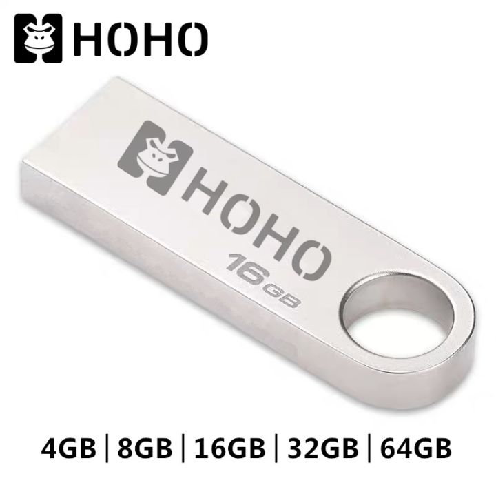 🔥HOHO Portable Metal แฟลชไดร์ฟ 4GB 8GB 16GB 32GB 64GB USB Flash Drive ...