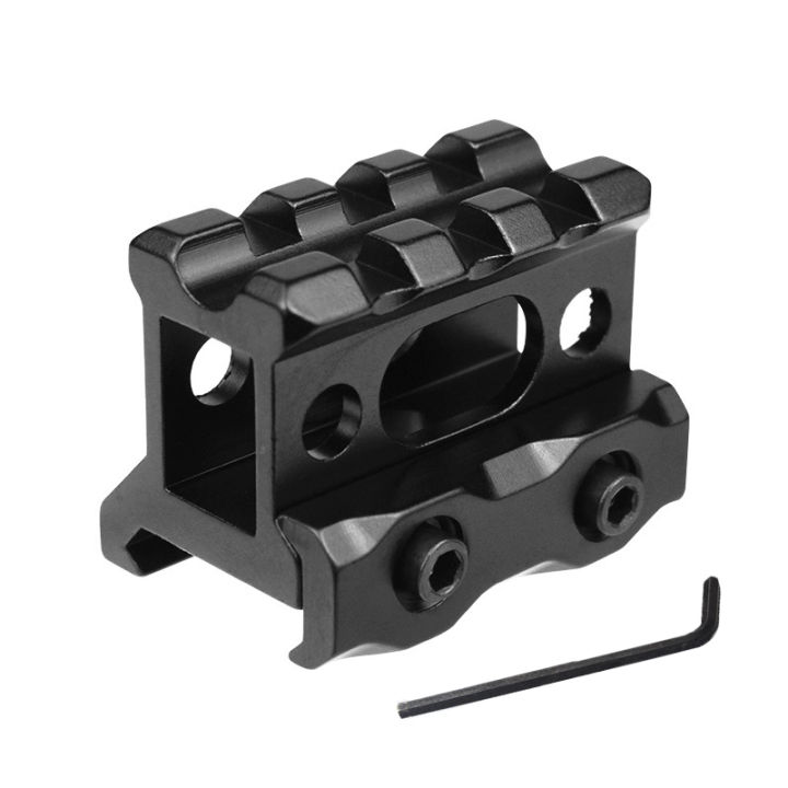 3-Slot Raised Guide Rail 20 to 20mm Elevated Bracket Tactical Mount ...