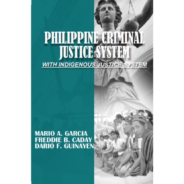 books PHILIPPINE CRIMINAL JUSTICE SYSTEM WITH INDIGENOUS | Lazada PH
