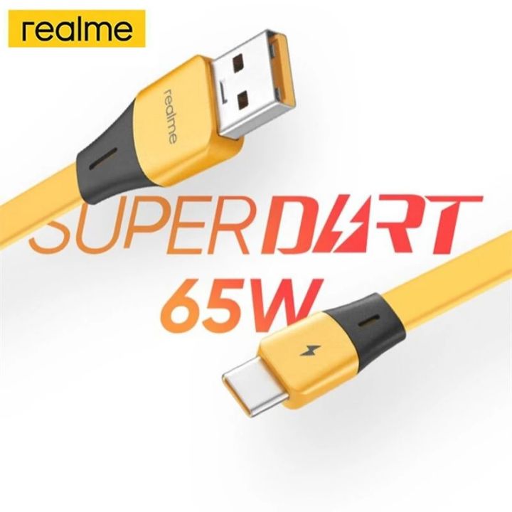 Realme Super Dart Cable 65w Fast Charging USB Cable Support Dart Charge ...