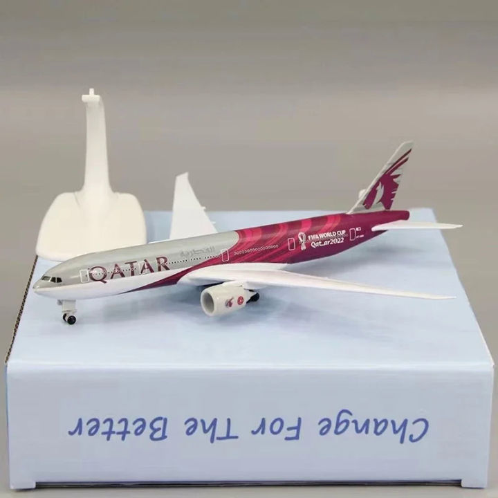 Alloy Metal AIR QATAR Airways Boeing 777 B777 Airplane Model Diecast ...