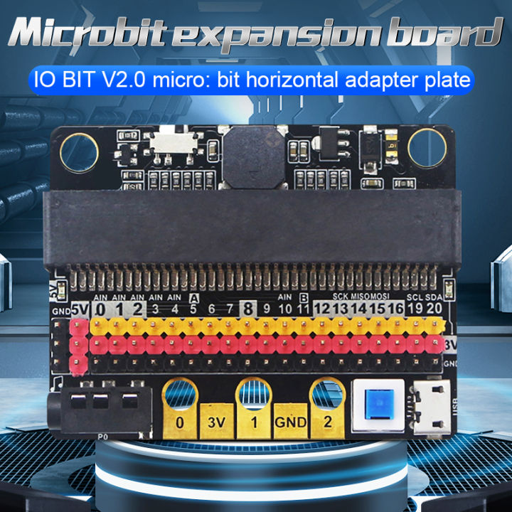 For Microbit Expansion Board IO BIT V2.0 Micro:Bit Horizontal Adapter Plate | Lazada.co.th