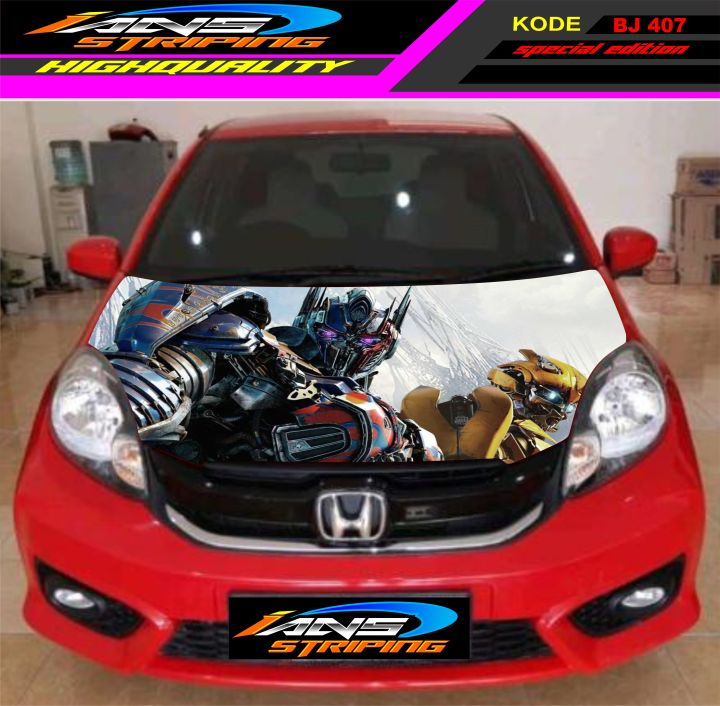 DECAL STIKER KAP MOBIL KIJANG / XENIA / STICKER KAP BRIO / STIKER ...