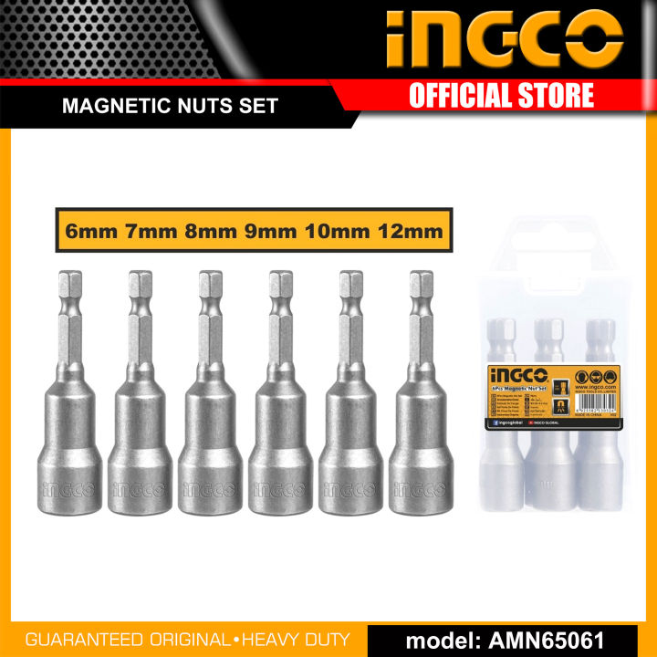 INGCO 6pcs Industrial Magnetic Nuts Set AMN65061 IHT | Lazada PH
