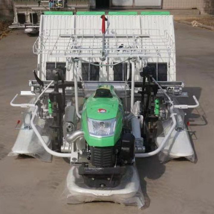 One-wheeled rice transplanter agricultural step-back hand-operated ...