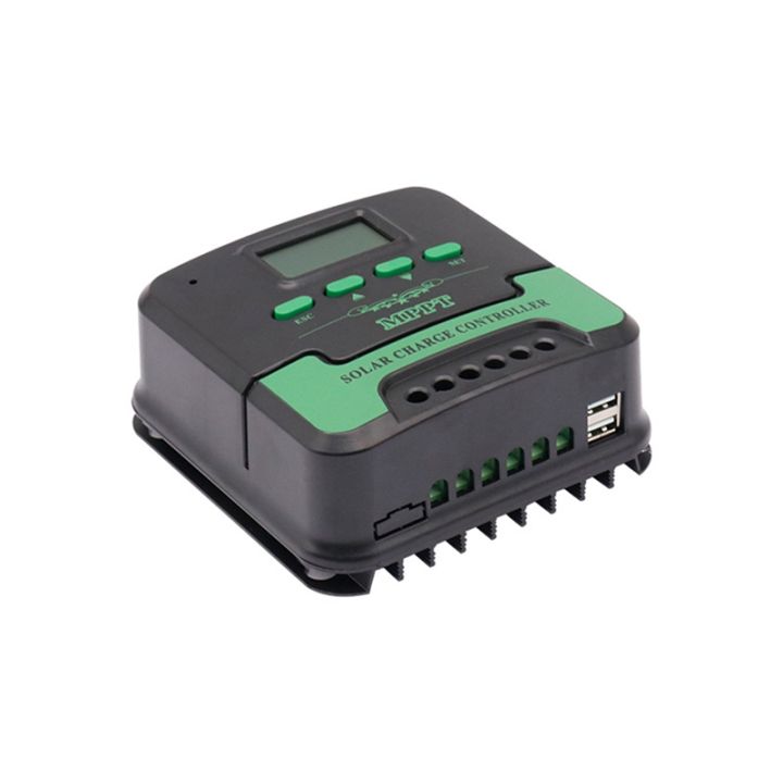 Solar Charge Controller LCD Display Auto Lead Acid Lithium Battery ...