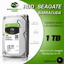 โปรแรง!!SEAGATE 1TB HDD (ฮาร์ดดิสก์) BARRACUDA 7200RPM SATA3 (ST1000DM010) | Lazada.co.th