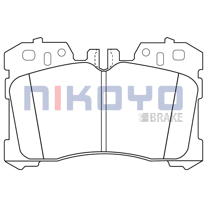 NIKOYO BRAKE ผ้าเบรคหน้า 5UZ LS460 รับประกันสินค้า3เดือน จัดส่งฟรี ...