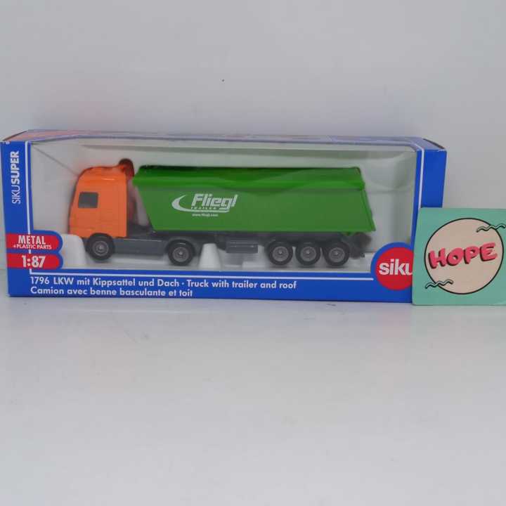 Diecast Mobil Siku Super 1796 Truck with Trailer and Roof Original ...