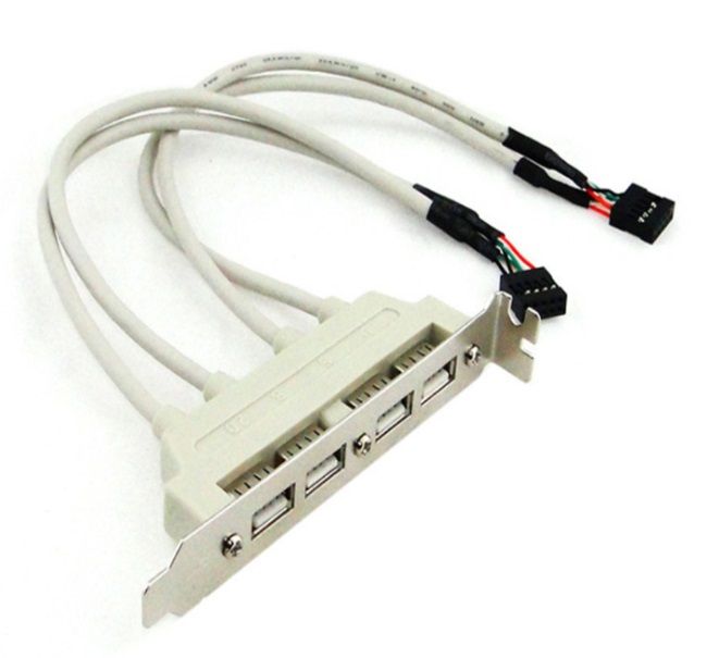 4-port usb2.0 baffle cable USB external baffle expansion cable USB ...