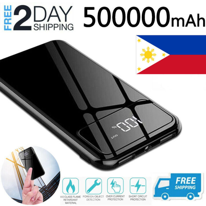 Power Bank Slim Small Powerbank Original Portable Ultra Thin 50000mAh ...