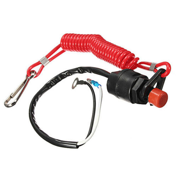 Boat Motor Emergency Kill Stop Switch for Yamaha /Tohatsu Outboard Stop ...
