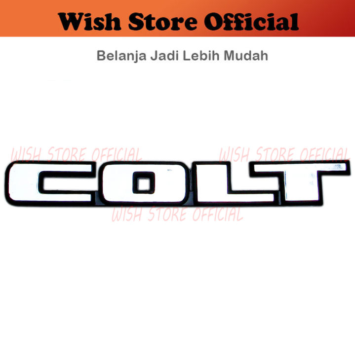 [PCS] Emblem / Car Logo / Lambang Mobil Tulisan COLT Untuk L300 L-300 ...