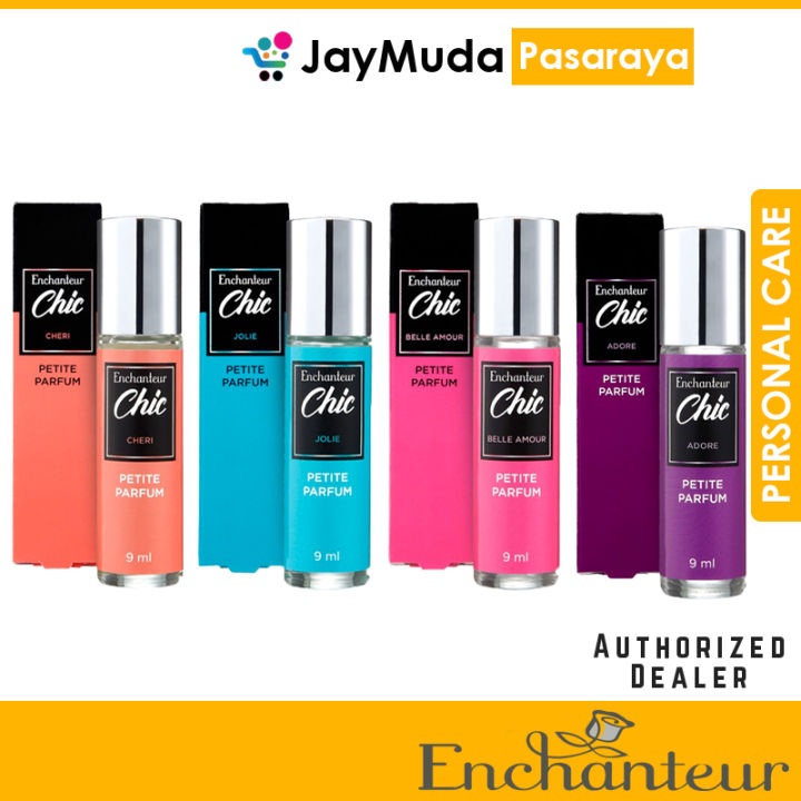 Enchanteur Chic Roll On Perfume Petite Minyak Wangi 9ml Adore Belle ...