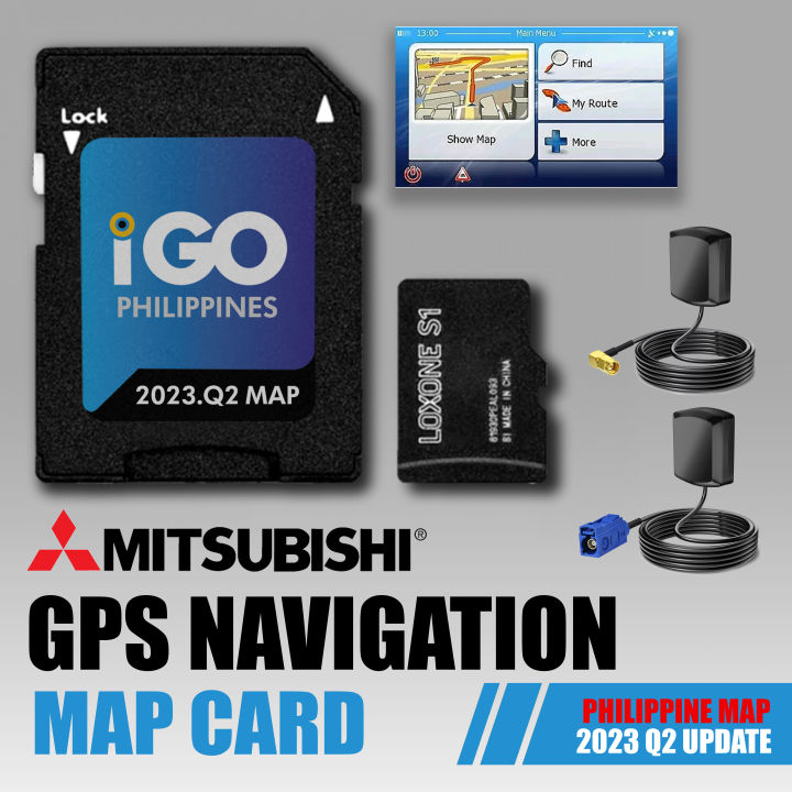 GPS Navigation SD Card Software for Mitsubishi with Philippine Map 2023 ...