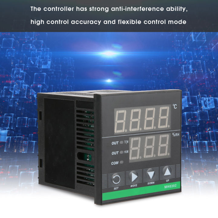 Temperature Humidity Sensor MH0302 Panel Mounted Digital Controller ...