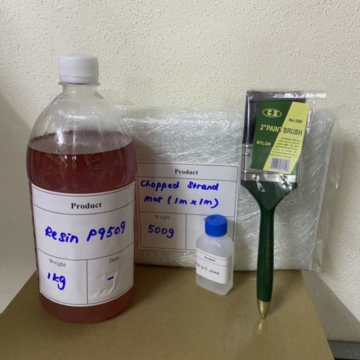 Set Resin Pembaikan Fiberglass 1kg – Kit Pembaikan Fiberglass Lengkap ...