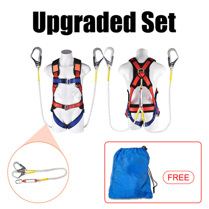 IRONBOX [READY STOCK] Full Body Safety Harness Set Attached Twin Large ...