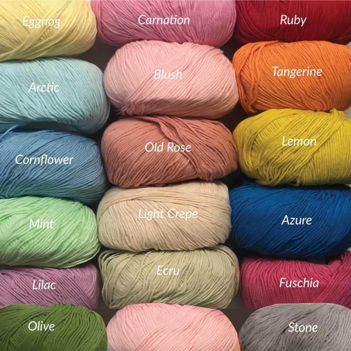 Cotton Polyamide Yarn Blend - Crochet and Knitting Yarn | Lazada PH