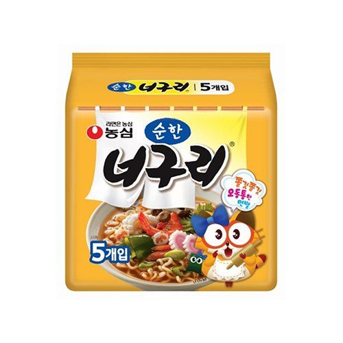 [Nongshim] Neoguri Mild 120g x 5p / 너구리 순한 120g x 5 / Korean Noodle ...