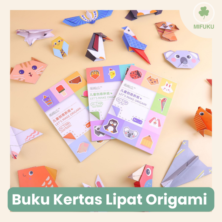 MIFUKU - Buku Seni Melipat Kertas Origami Untuk Anak TK dan PAUD ...