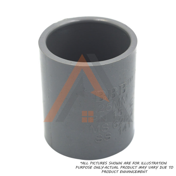 PVC Fitting D/E Socket Pipe Connector Penyambung Paip 1/2 INCH (15MM ...