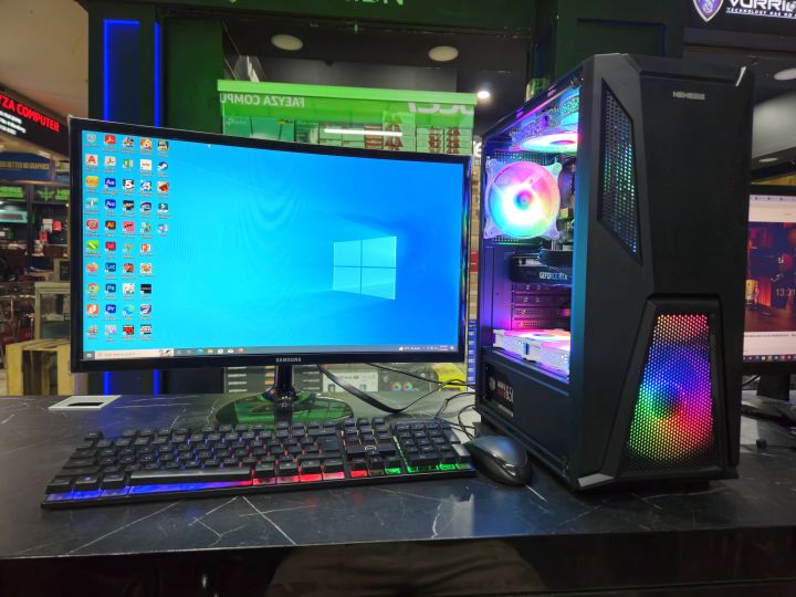 PC RAKITAN GAMING AMD RYZEN 5 8500G DDR5 32GB SSD 512 FULLSET MONITOR ...