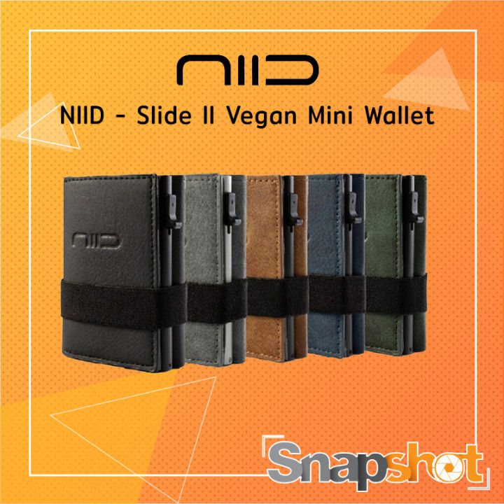 NIID - Slide II Vegan Mini Wallet กระเป๋าสตางค์และใส่บัตร | Lazada.co.th