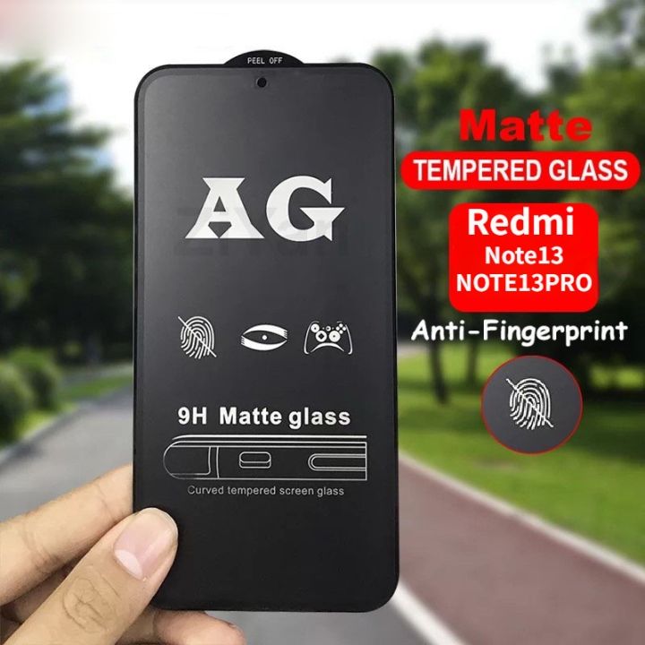 ส่งจากไทย ฟิล์มกระจกนิรภัย ฟิล์มกันรอยหน้าจอ Redmi Note13 Note13Pro ฟิล์มด้าน ฟิล์มกระจกเต็มจอ ...