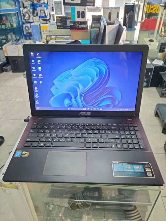 โน๊ตบุ๊คมือสองยี่ห้อ ASUS X550JX / ซีพียู i7 Gen 4 / แรม 8 GB /จอกว้าง ...
