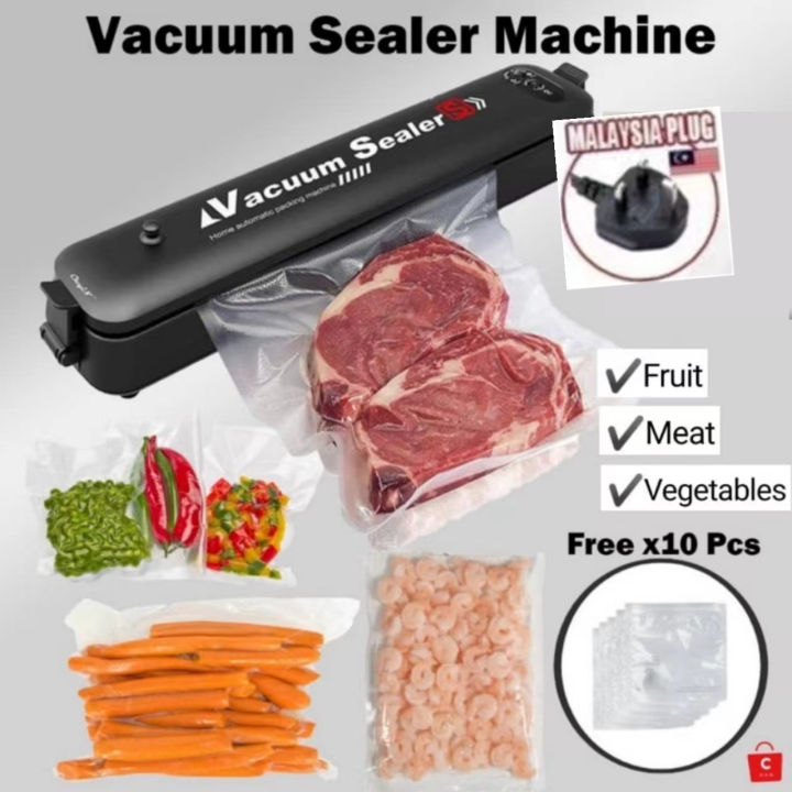 🇲🇾💖ReadyStock Malaysia💖Vacuum Sealer Kitchen Machine Fresh Food Packer ...