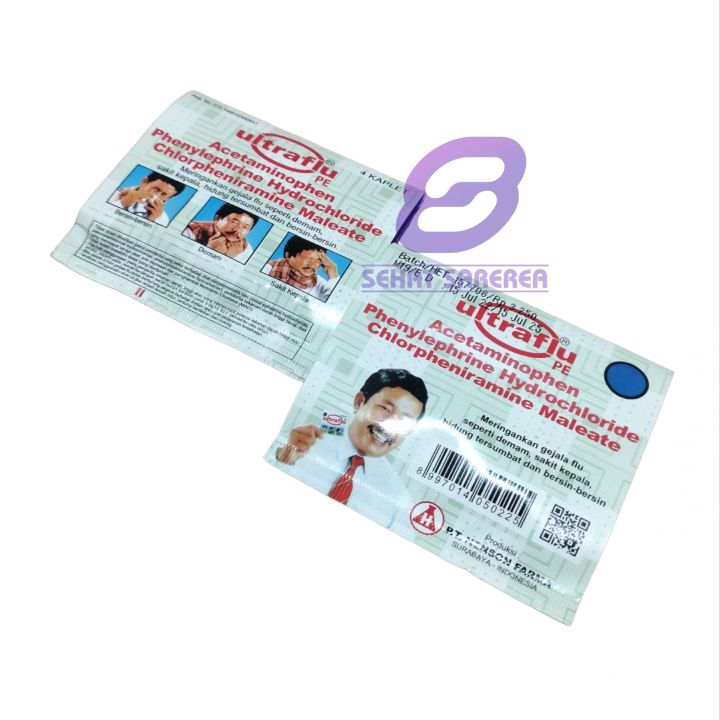 Ultraflu PE Strip 4 Kaplet | Lazada Indonesia