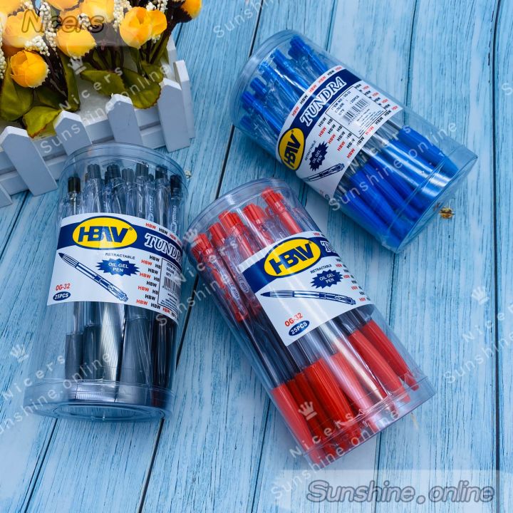 HBW Original OG-32 TUNDRA oil gel pen ball pen 25pcs | Lazada PH