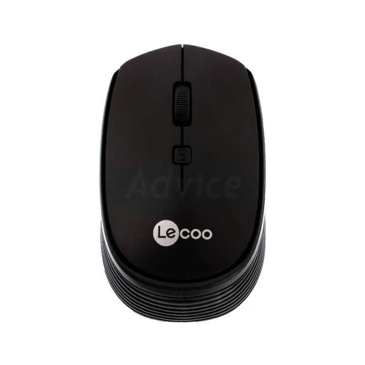 WIRELESS MOUSE LECOO (WS202) BLACK BY LENOVO | Lazada.co.th