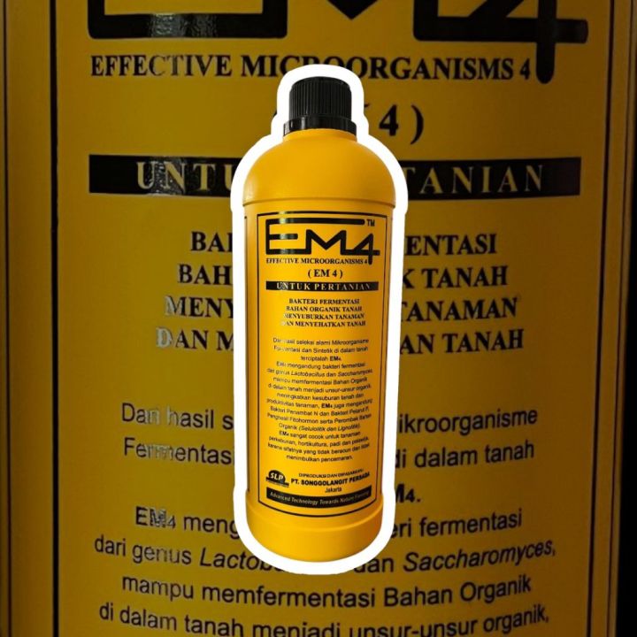EM4 1 LITER - BAKTERI MIKROORGANISME UNTUK PERTANIAN, PETERNAKAN ...