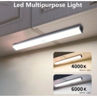 Rechargeable Induction Light LED Light Strip Motion Sensor USB Hanging ...