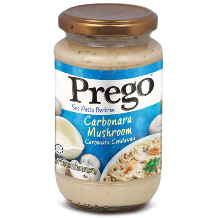 Prego Carbonara Mushroom Pasta Sauce 350g. Free shipping Spaghetti box ส่งฟรี | Lazada.co.th