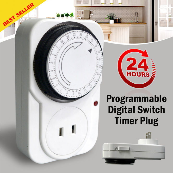 24 Hours Auto Switch Off Timer power Outlet Energy Saver (Tonymark ...