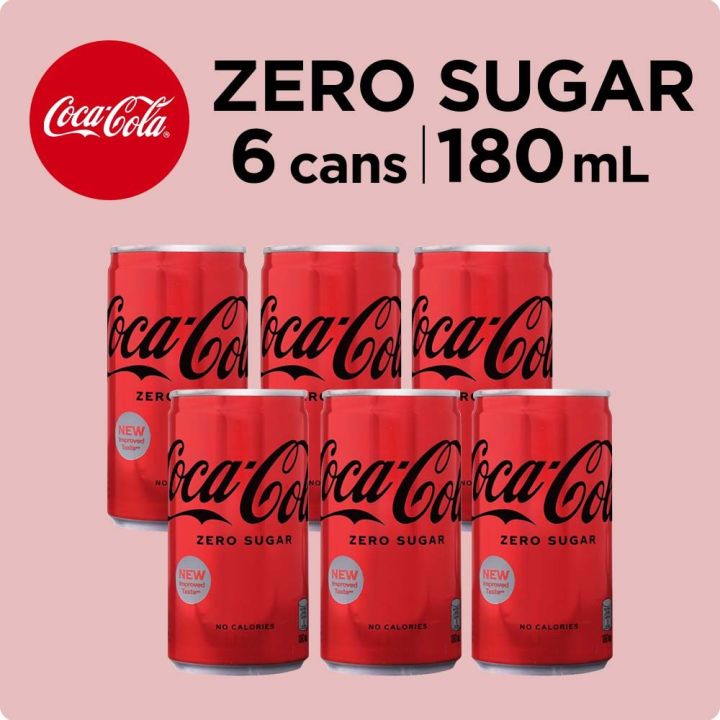 Coca-Cola Zero Sugar Mini Cans 180ml Multipack | Lazada PH