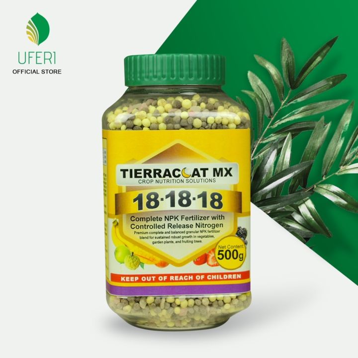 Tierracoat 18-18-18 Complete NPK with Controlled Release Nitrogen ...