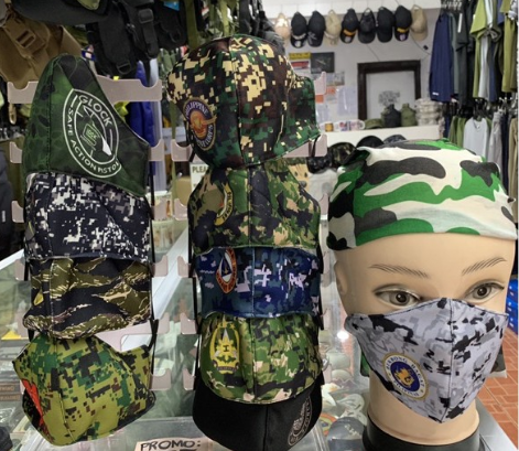 Camouflage Facemask Army PNP Airforce Marines Navy etc | Lazada PH
