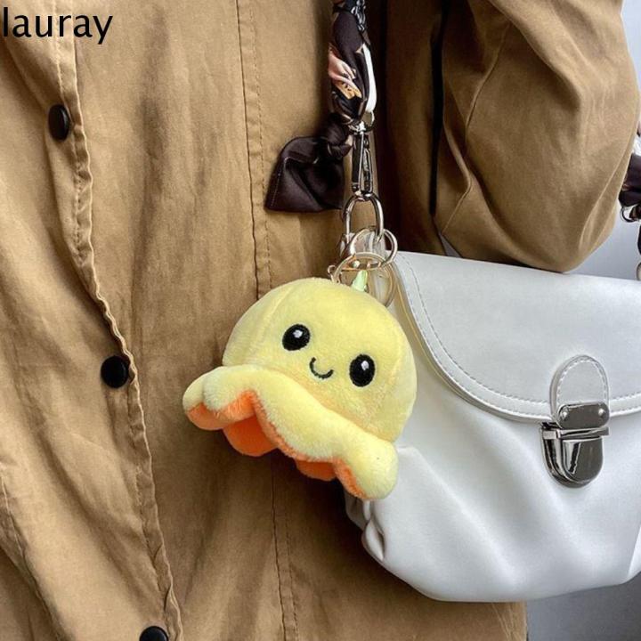 LAURAY เปลี่ยนสีตามความต้องการ พวงกุญแจปลาหมึกพลิกสองด้าน การแสดงออก ...