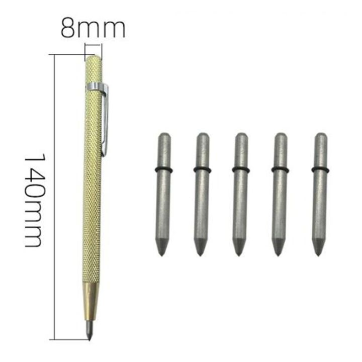 1Pcs 140mm Metal Cutting Pen Glass Marker Lettering Pen Metal Tile ...