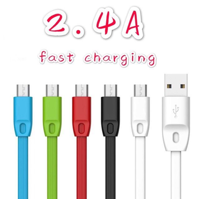 KABEL DATA USB MICRO SUPPORT FAST CHARGING 100cm 2.4A | Lazada Indonesia