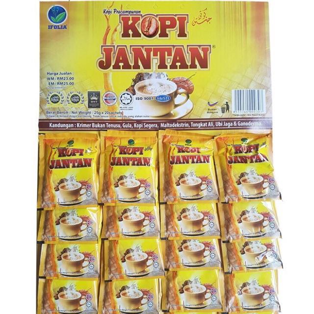 KOPI JANTAN IFOLIA 20 SACHETS X 25G (PAPAN) | Lazada