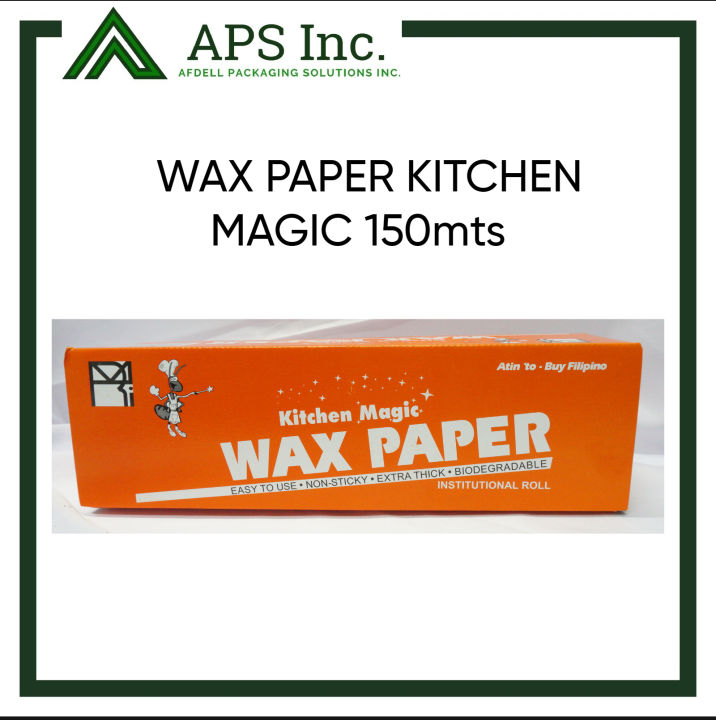 WAX PAPER KITCHEN MAGIC BRAND 12 INCH X 150 METERS AFDELL COMMONERS ...