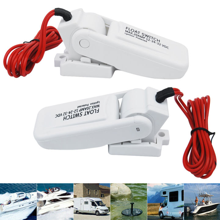 MC HOT SALE 12v Automatic Electric Boat Marine Bilge Pump Float Switch ...